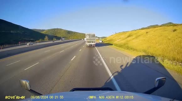 Subaru Crashes Into Back of Semi - Buy, Sell or Upload Video Content ...