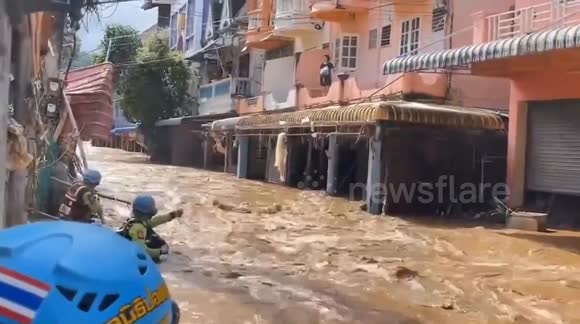Thailand: Remnants Of Typhoon Yagi Causes Severe Flooding In Chiang Rai ...