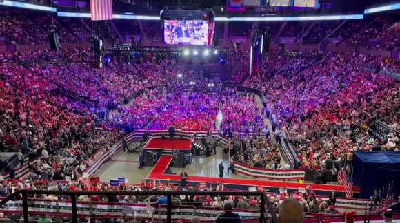 Trump rally at Nassau Coliseum packed with crowd - Buy, Sell or Upload ...