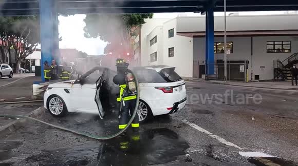 Driver escapes unharmed after his Range Rover explodes - Buy, Sell or ...