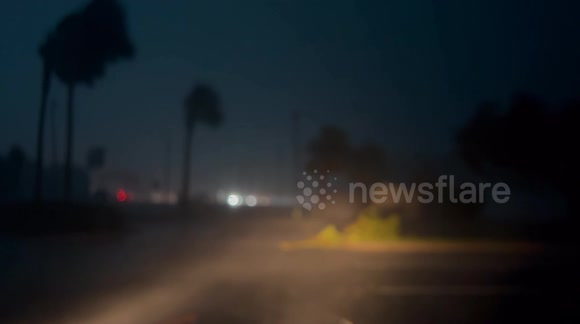 Power lines explode in the distance during Hurricane Helene - Buy, Sell ...