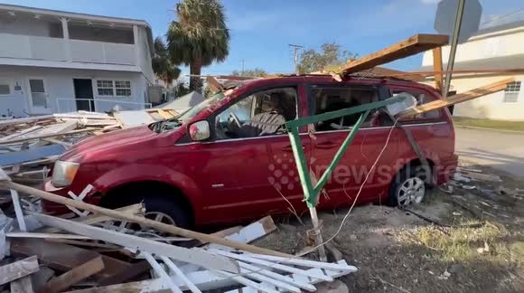 Hurricane Helene's Impact in Cedar Key - Buy, Sell or Upload Video ...