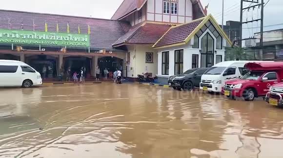 Thailand: Overflowing Of Ping River Causes Flooding In Chiang Mai Amid ...