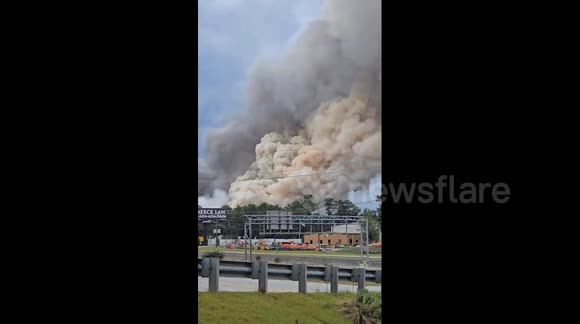 US: Chemical Plant Fire Prompts Evacuation In Conyers, Georgia 2 - Buy ...