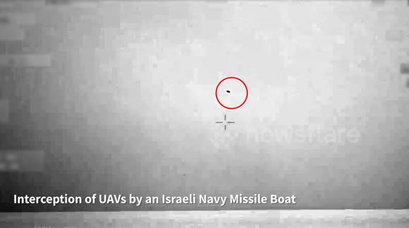 Israel: Interception of UAVs by an Israeli Navy Missile Boat - Buy ...