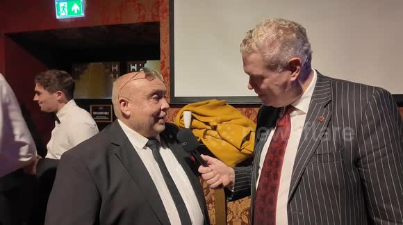 Wayne Fox Magician interviewed by Andrew Eborn at The Magic Circle's Grand Night Of Magic ...