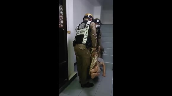 Helpful police officers carry drunk reveller back to his room - Buy ...