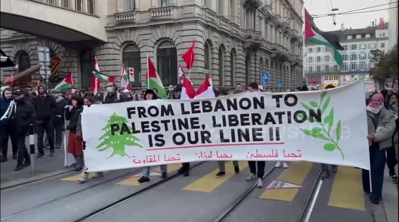 Switzerland: Massive protest for Palestine in Zurich - Buy, Sell or ...