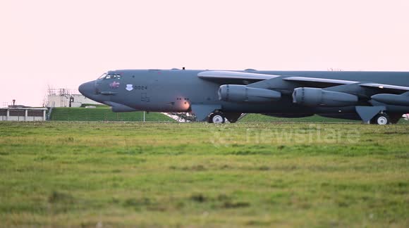 UK: B-52s Launch for NATO Exercise APEX JET - Buy, Sell or Upload Video ...