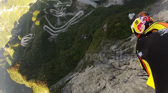 Wingsuit proximity base jumping in China with Douggs following JT ...