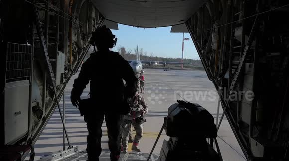 Germany: Operation Santa Drop Brings Holiday Spirit to Ramstein Air Base - Buy, Sell or Upload ...