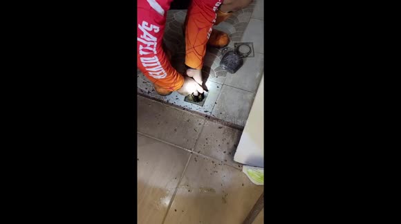 Wild python yanked out of drain in family's kitchen - Buy, Sell or Upload Video Content with ...