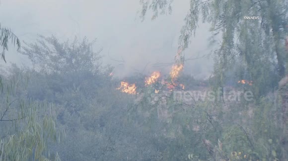 US, Los Angeles: Woodland Hills Kenneth Wildfire Prompts Evacuations ...