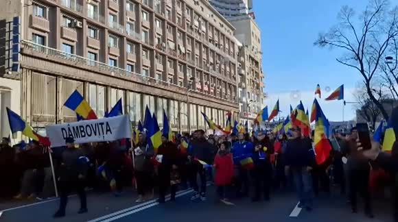 Romania: Protests in Romania continue over election annulment - Buy ...