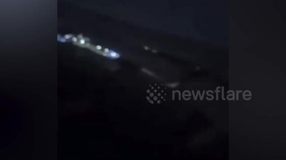 Plane engine catches fire from bird strike in Saudi Arabia - Buy, Sell ...