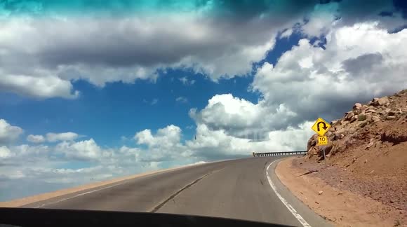 Driving Pikes Peak Above The Tree Line. It's Scary Passengers POV - Buy ...