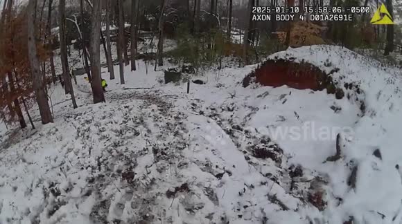 US: First Responders Save Stranded Child After Fall Down Steep ...