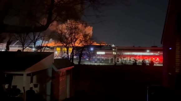 US: Massive Fire Erupts At SPS Technologies Warehouse In Pennsylvania ...