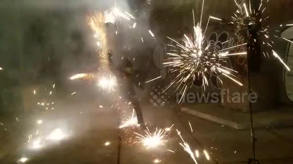 This human firework display is incredibly dangerous, but awesome - Buy ...