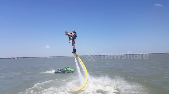 Pro-jet ski racer builds makeshift flyboard - Buy, Sell or Upload Video ...