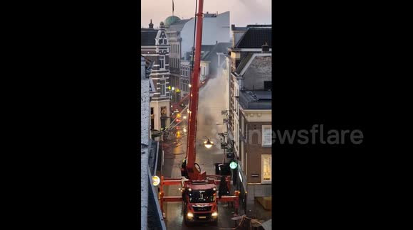 Netherlands: Massive Fire Erupts at Historic Center of Arnhem ...
