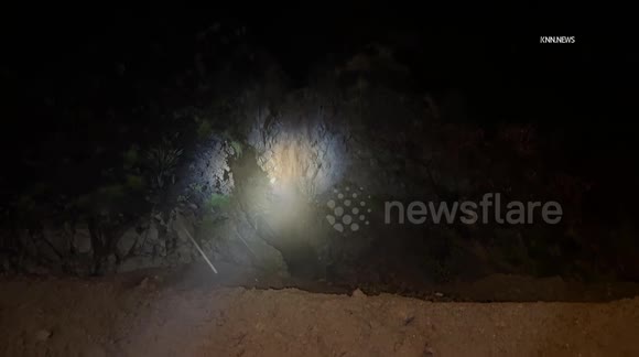 US, Los Angeles: Malibu Mud Flow In Palisades Burn Scar Part 2 - Buy ...