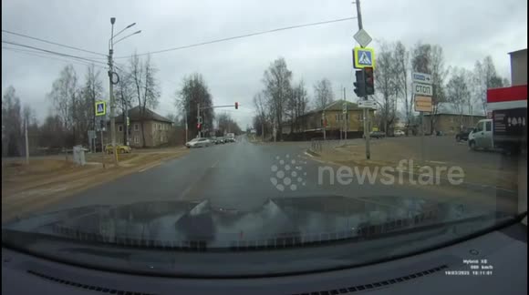 GAZelle truck explosion causes damage in Konakovo, Tver, Russia - Buy ...