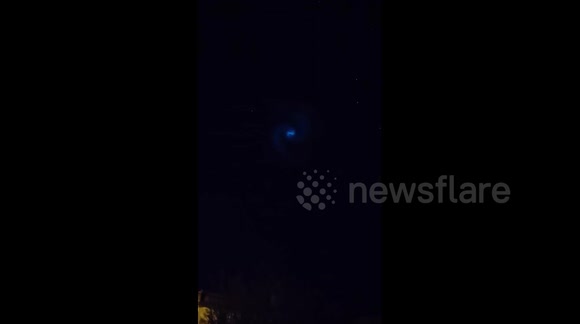 SpaceX: Glowing Spiral Seen Across European Sky - Buy, Sell or Upload ...