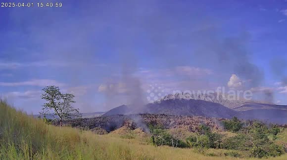 Grassfire erupts on Taal Volcano island in the Philippines - Buy, Sell ...