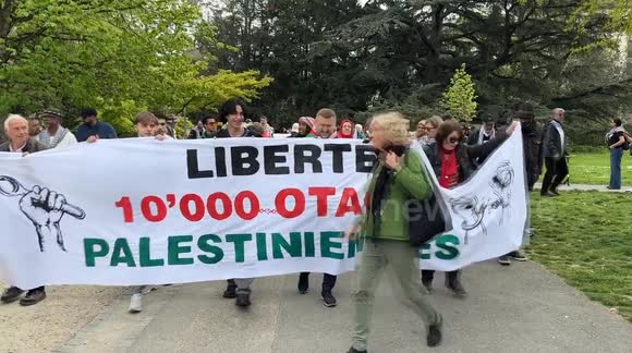 Switzerland: Thousands march in Geneva to protest Israeli attacks and ...