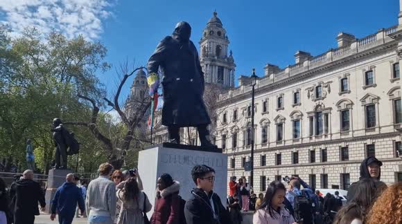 Trans activists make their feelings known in Parliament Square as trans ...