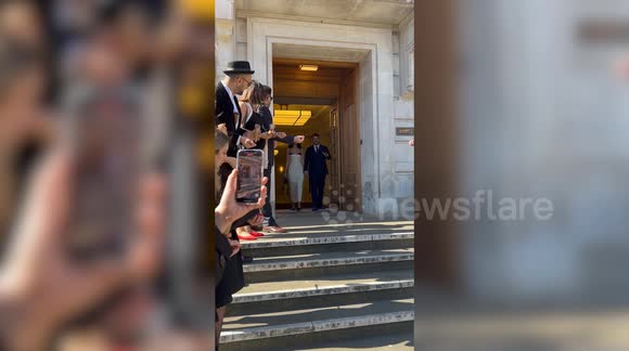 Bride 'bullied' after wearing black bra with white wedding dress - Buy ...