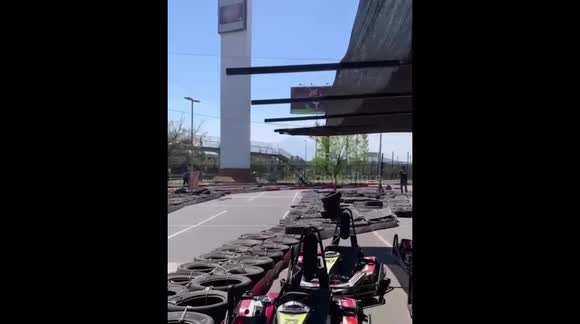 Go-kart collision causes chaos in Santiago, Chile - Buy, Sell or Upload ...