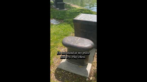 Exclusive- Chess table graves at Rose Hills Memorial goes viral - Buy ...