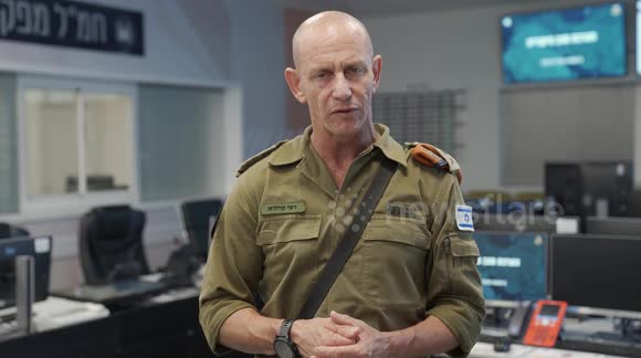 Israel: The Commander of the Home Front Command, MG Rafi Milo makes an ...