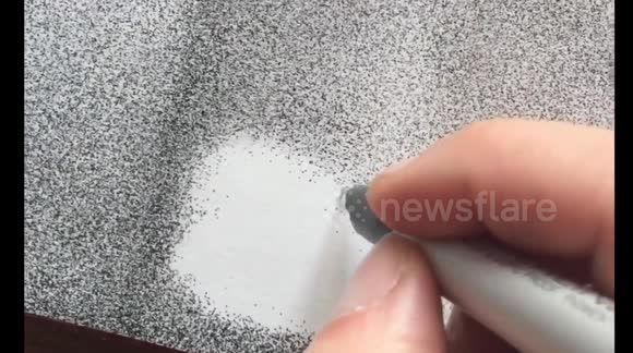 Artist spends 70 hours creating amazing image out of dots - Buy, Sell ...