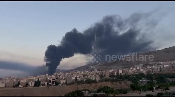 Iran: Israeli Warplanes Target Tehran Municipality Fuel Storage Tanks ...