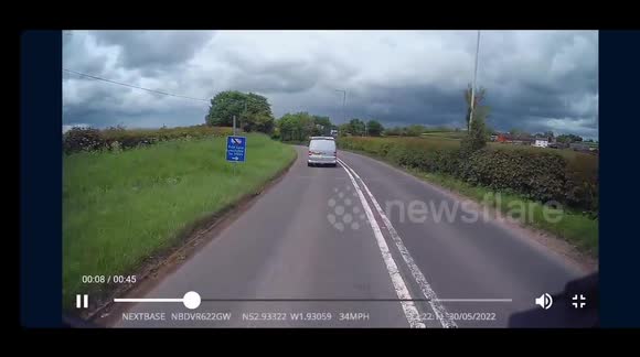 Truck Dashcam Captures Sudden Swerve - Buy, Sell or Upload Video ...