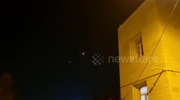 Iran: Israeli Rockets Light Up Night Sky As Iranian Defenses Strike ...