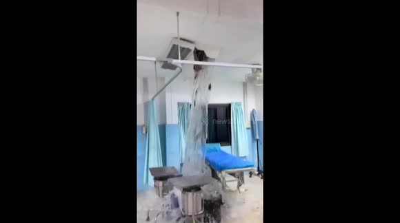 Hospital ceiling collapses amid heavy rain in Thailand - Buy, Sell or ...