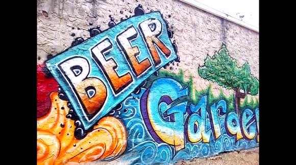 Old City Beer Garden Mural - Buy, Sell or Upload Video Content with ...