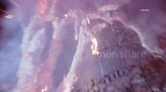 US, Los Angeles: Hollywood Hills West Runyon Canyon Suspicious Fire ...