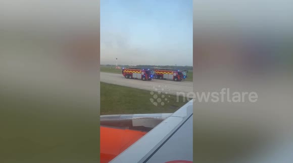 Aftermath as two easyJet planes crash on runway leaving passengers ...