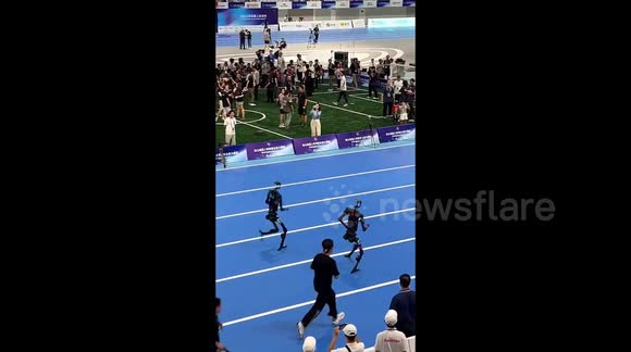 Usain Bot: World's first humanoid 100m sprint champion crowned at Beijing robot games - Buy ...