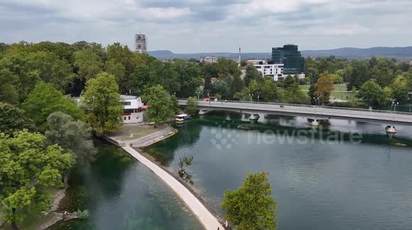 DRONE - Una River, waterfalls in Bihac rank among Bosnia’s top tourist ...
