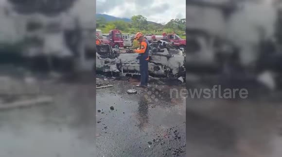 Venezuela: Plane Bursts Into Flames After Takeoff in Venezuela, Killing ...