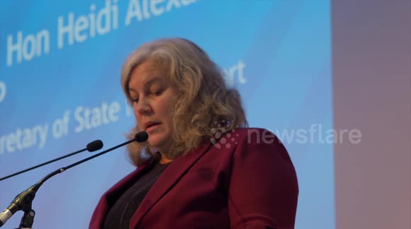 Heidi Alexander Transport Minister at RIA Conference Leonardo Hotel ...