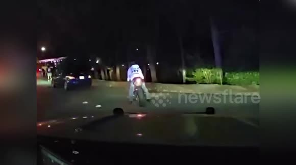 US: Biker Crashes Into Vehicle Ending High-Speed Motorcycle Chase - Buy ...