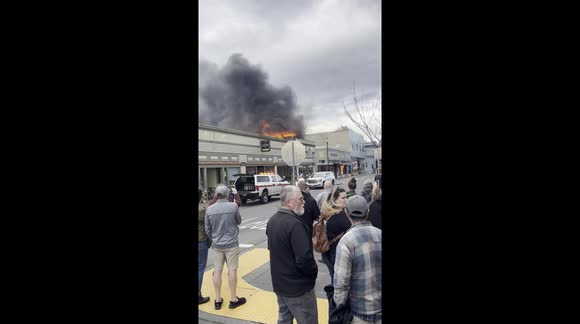 Exclusive- Gas‑fed fire levels entire block in downtown Arcata—seven ...