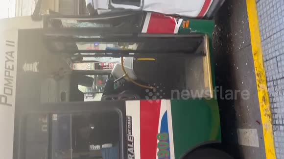 Argentina: Chain accident caused by a bus in Buenos Aires - Buy, Sell ...